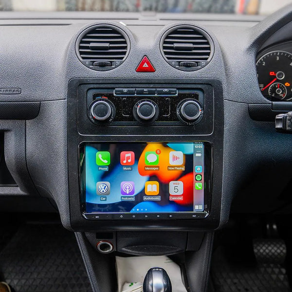 Volkswagen Caddy Head Unit Upgrade Kit (2005-2015) - 9 inch Wireless A ...