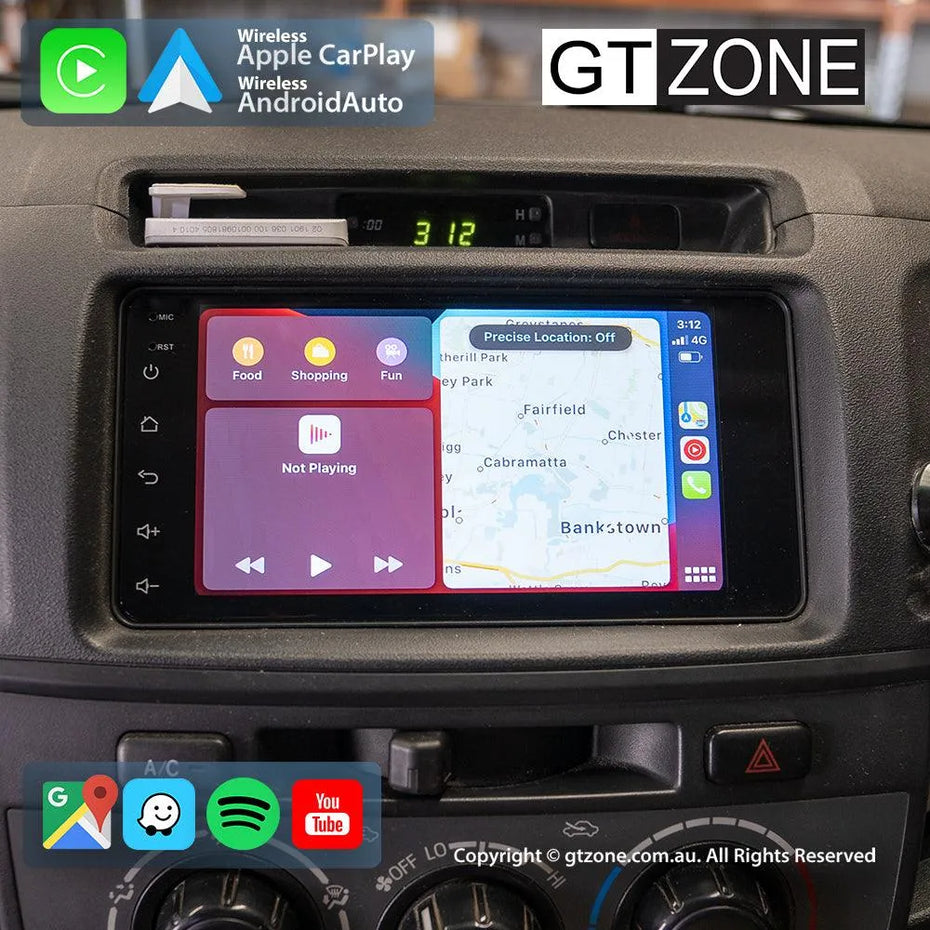 Toyota Hilux Head Units with Apple CarPlay & Android Auto System – GTzone