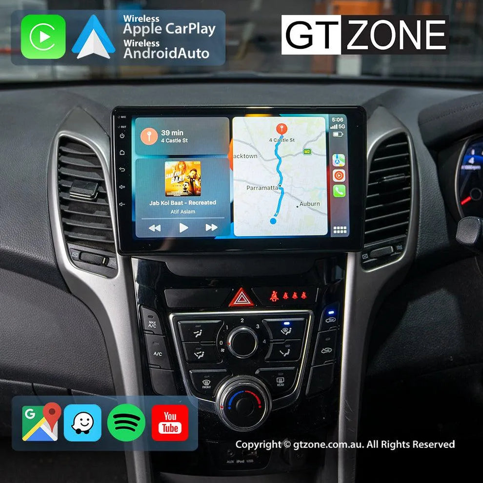 Hyundai i30 2013-2017 | 9'' Apple Carplay & Android Auto Head Unit Car ...