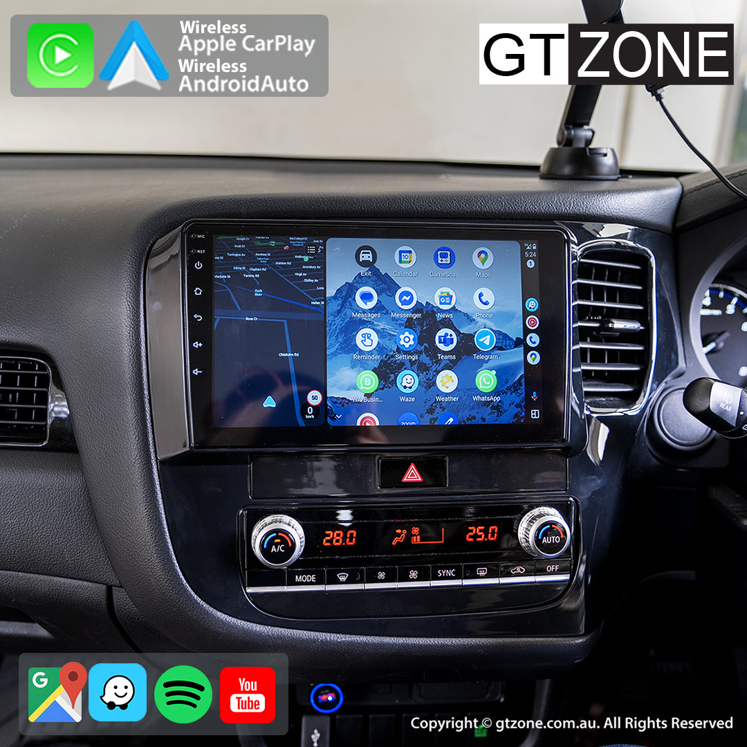Mitsubishi Outlander 2013 - 2024 | 9'' Apple Carplay & Android Auto ...