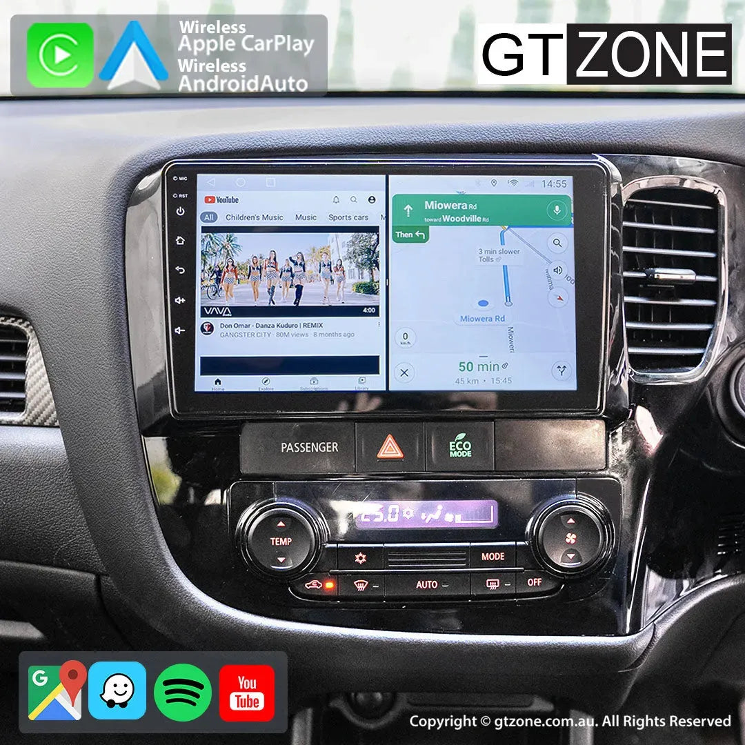 Mitsubishi Outlander 2013 - 2024 | 9'' Apple Carplay & Android Auto ...