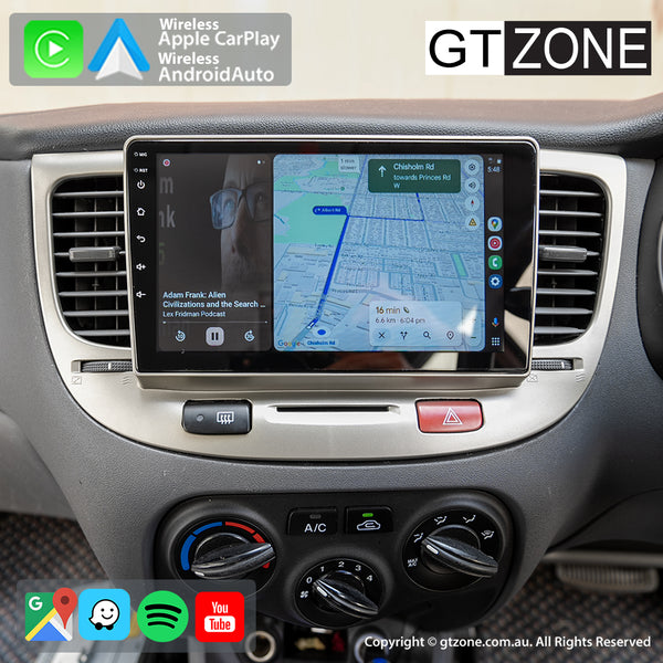 Kia Rio 2005 - 2011 | 9'' Apple Carplay & Android Auto Head Unit Car ...